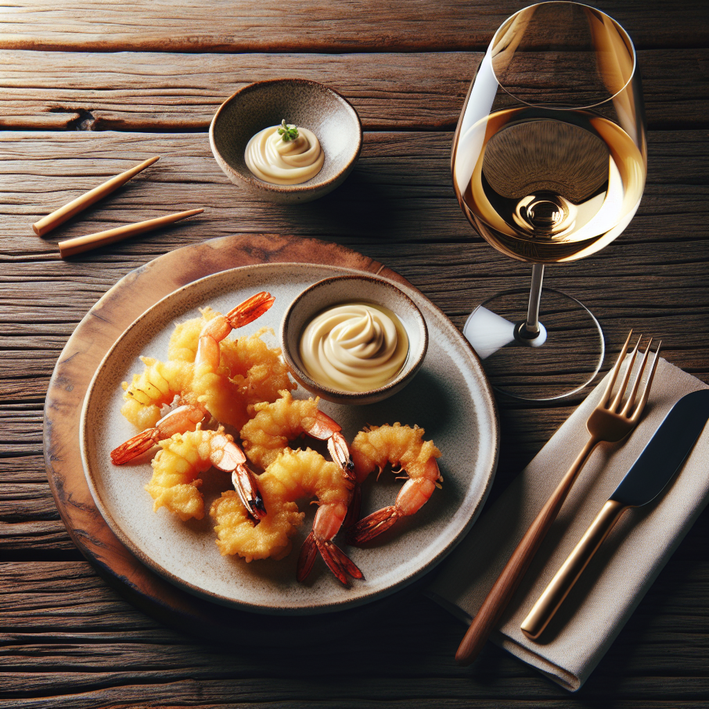 Accorder une tempura de crevettes avec du vin - Winevizer