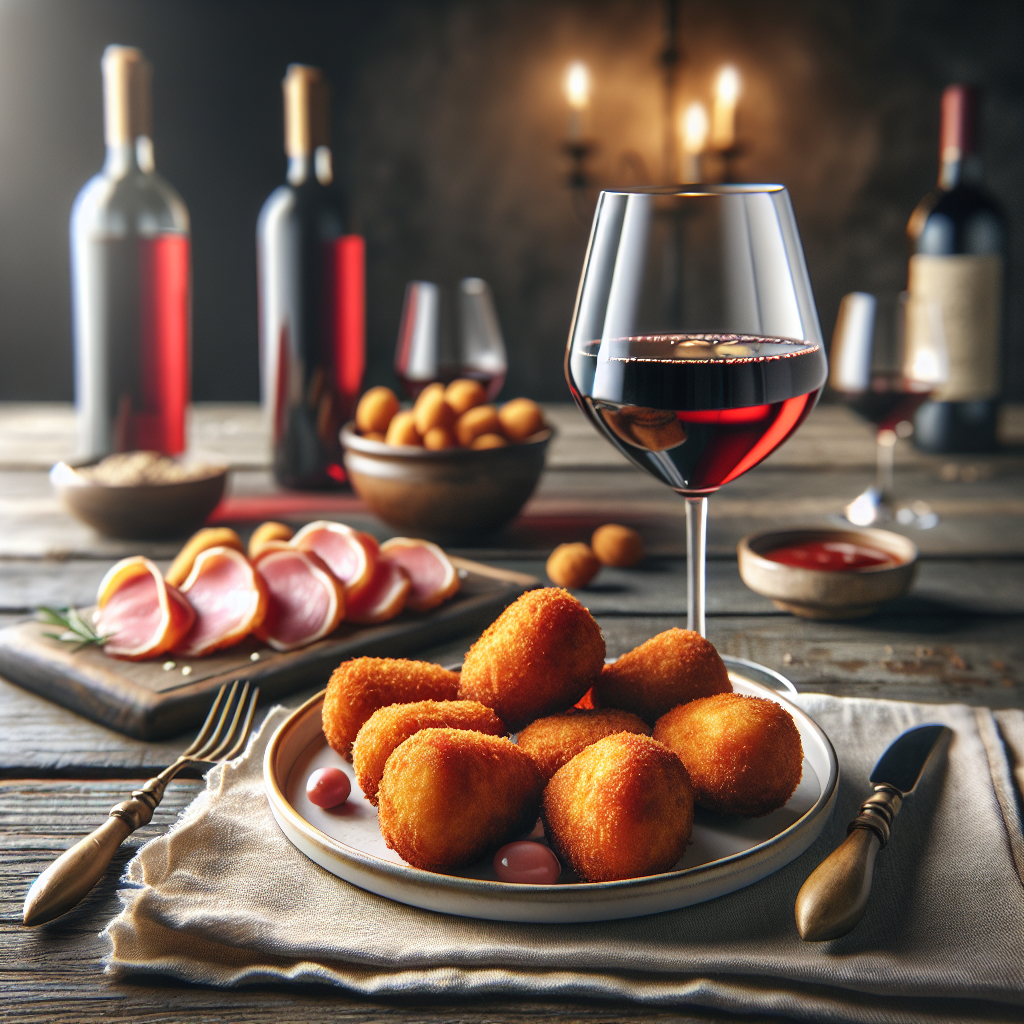 Ham Croquettes: wine pairing & virtual sommelier | Winevizer