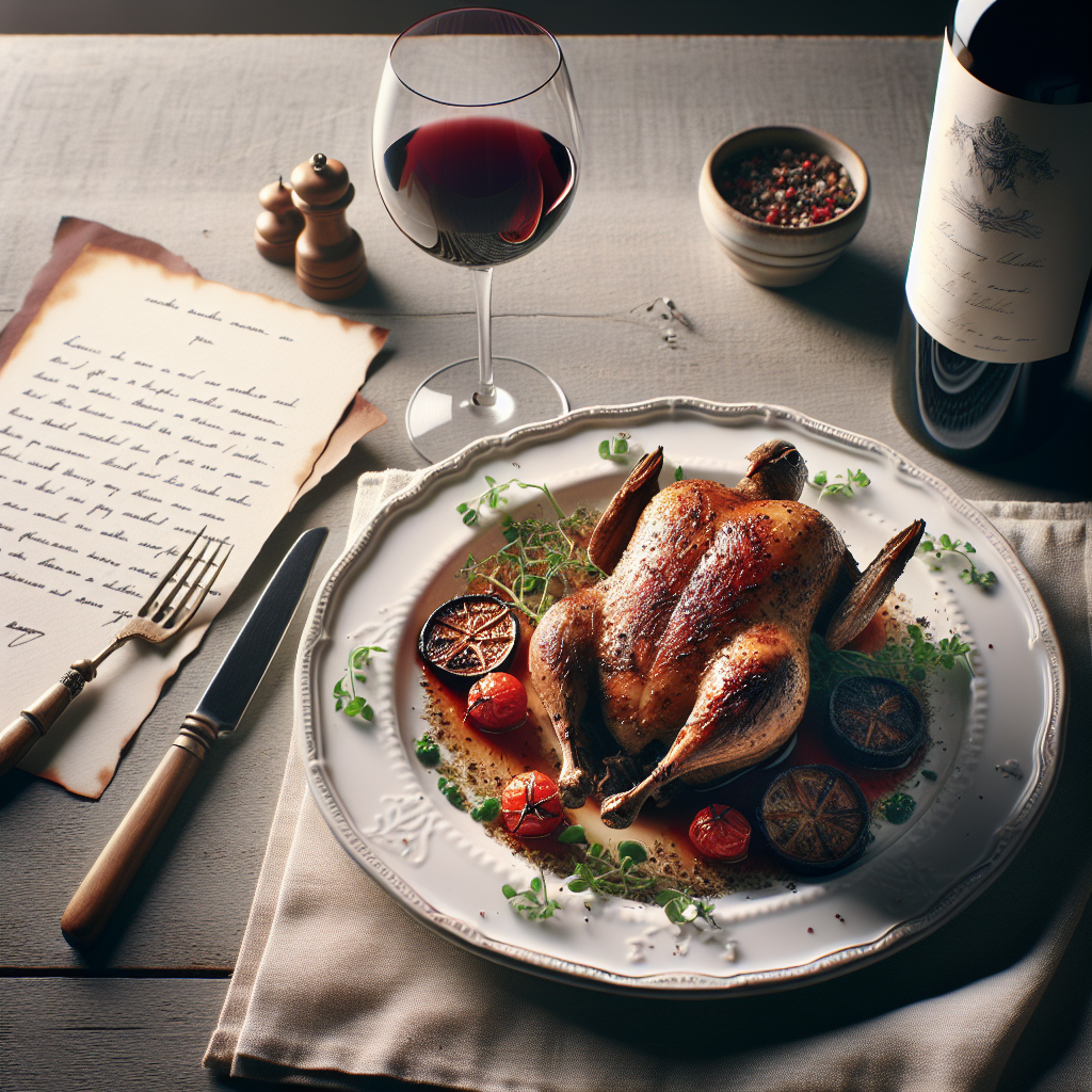 Roast Quail: Wine Pairings for Fine Dining Menus | Winevizer